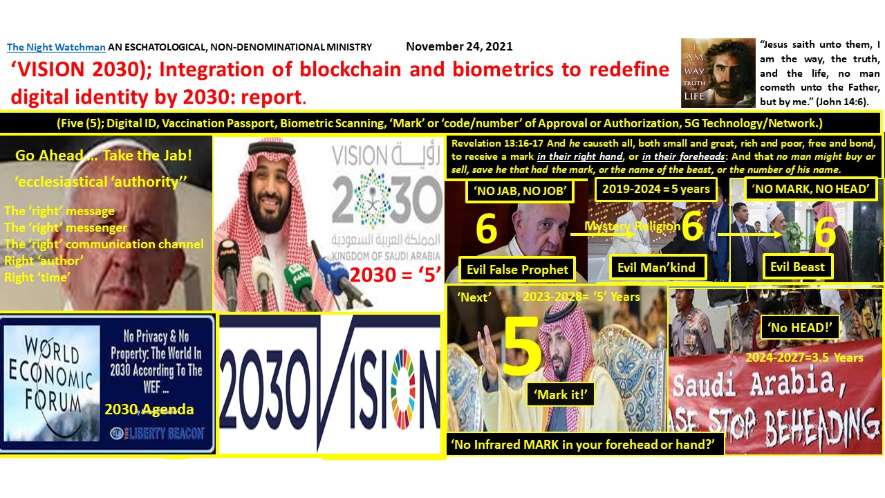 ‘VISION 2030); Integration of blockchain and biometrics to redefine ...