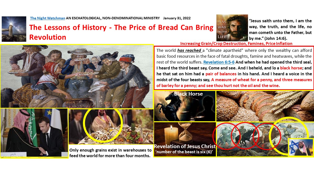 The Lessons of History - The Price of Bread Can Bring Revolution - The ...