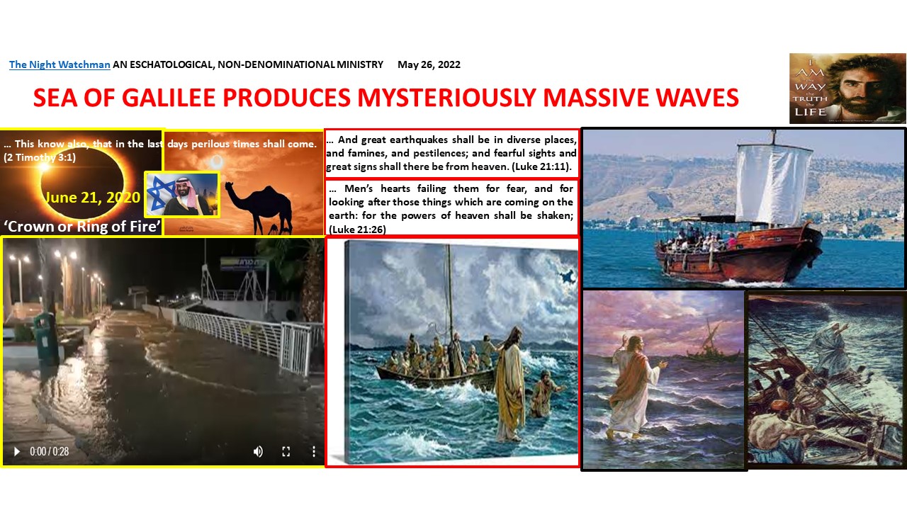 SEA OF GALILEE PRODUCES MYSTERIOUSLY MASSIVE WAVES - The Night Watchman
