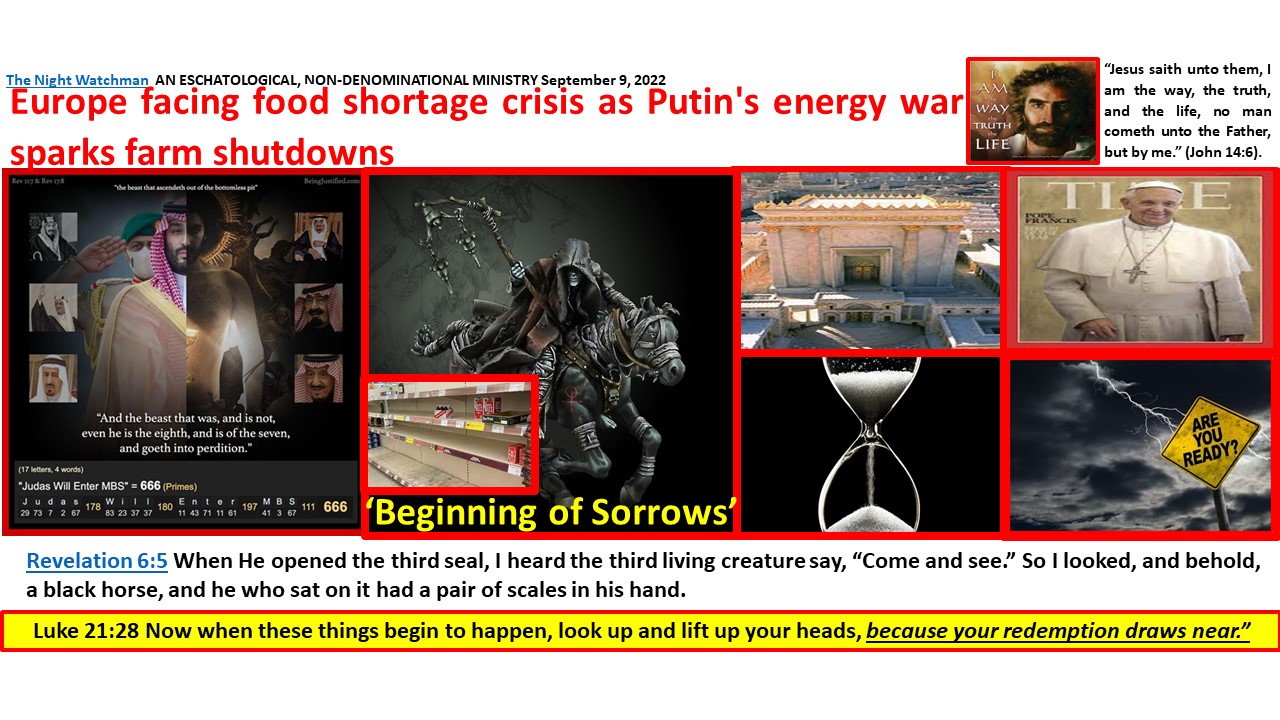 Europe facing food shortage crisis as Putin's energy war sparks farm ...