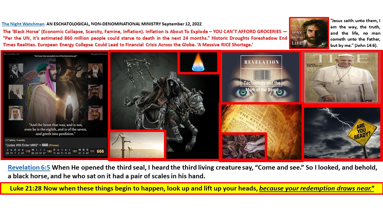 The ‘Black Horse’ (Economic Collapse, Scarcity, Famine, Inflation ...